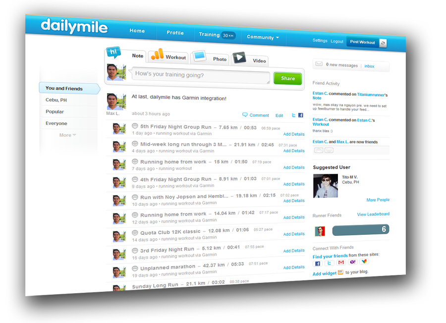 DailyMile: Social Site Keeps Exercisers Accountable