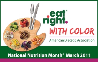 National Nutrition Month is Here, Eat Right with Color