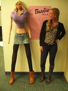 Life Size Barbie Shows Young Girls the Dangers of Unrealistic Body ...