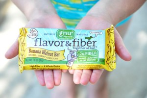 GNU Natural Food Bars Are a Tasty Snack with 12 Grams of Fiber