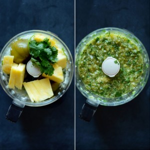 Roasted Tomatillo and Pineapple Salsa is a Sweet and Spicy Treat